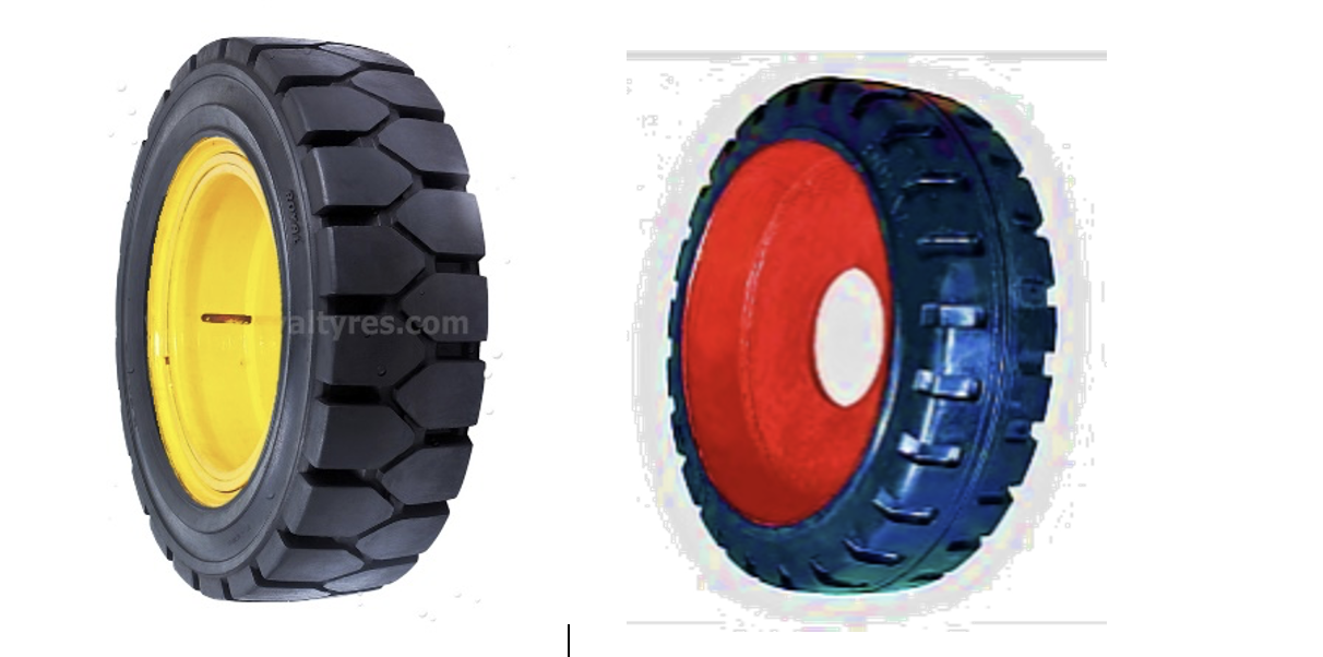 Solid Tyre and wheel assembly - Royaltyres